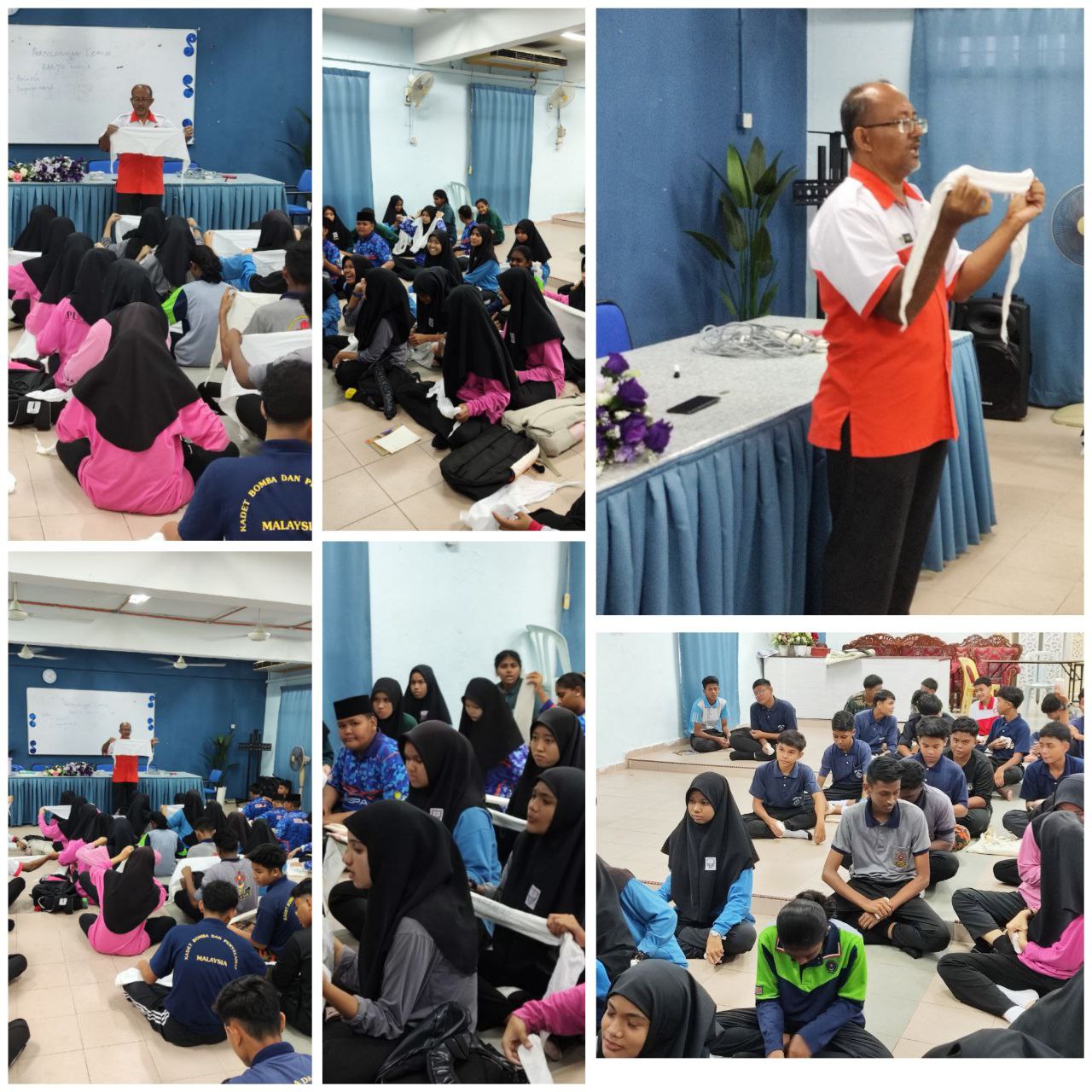 Jurulatih Muda Pertolongan Cemas dan Balutan | SMK Datuk Mansor